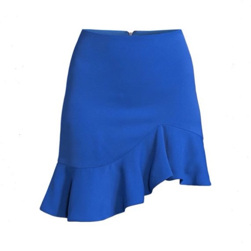 Alice Olivia Marcella Asymmetrical Mini Skirt Gem